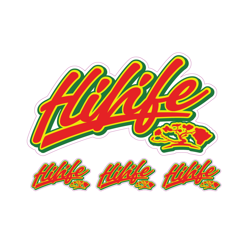 HiLife Script Sticker Pack | HiLife Clothing