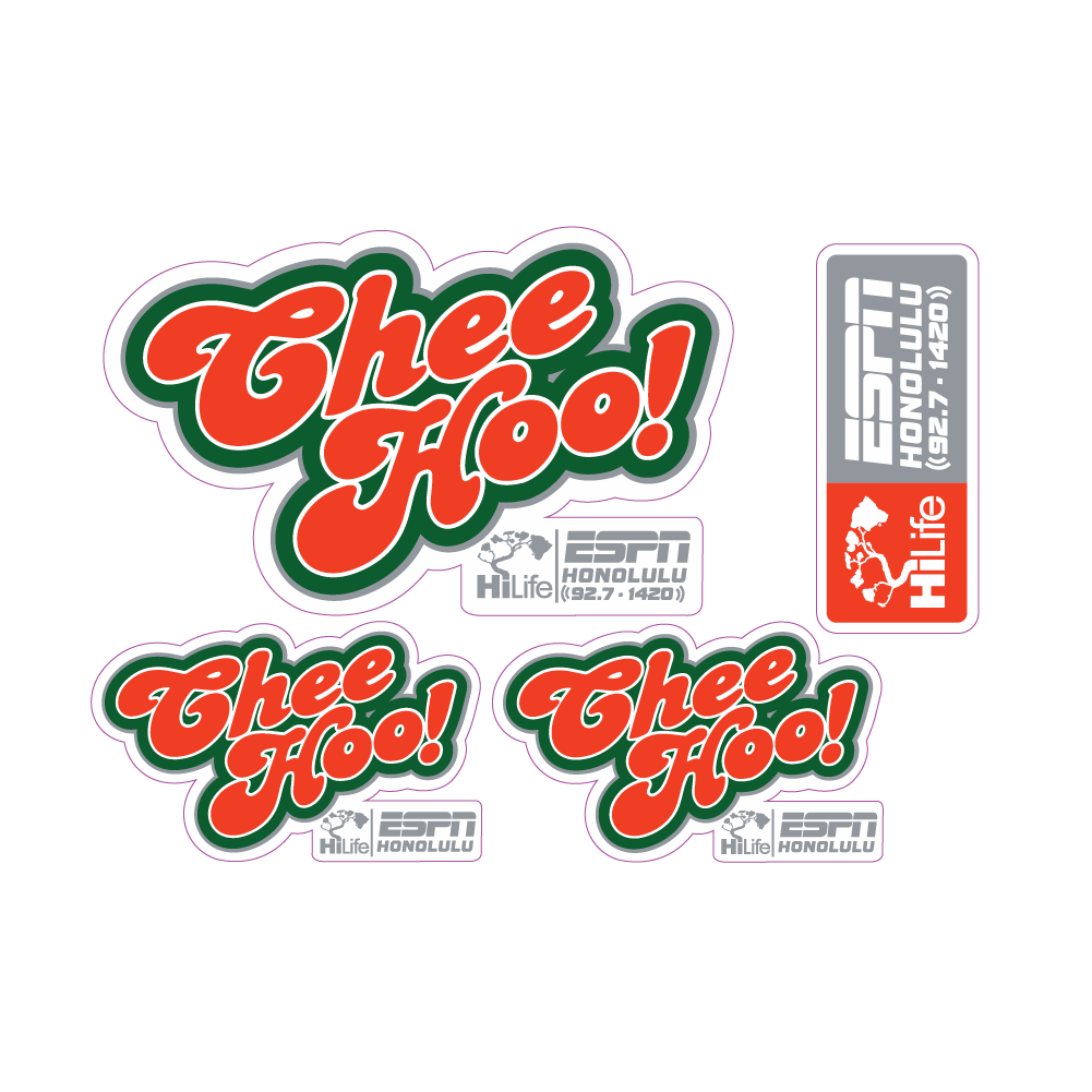 Chee Hoo Sticker Pack | HiLife Clothing